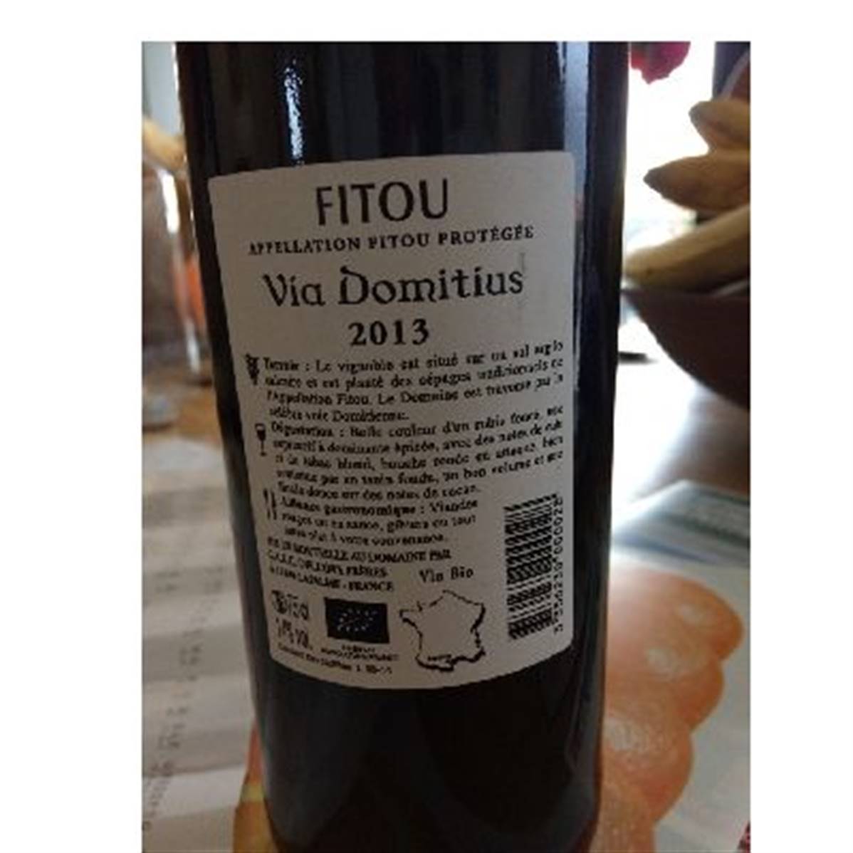 vin rouge fitou - 75cl